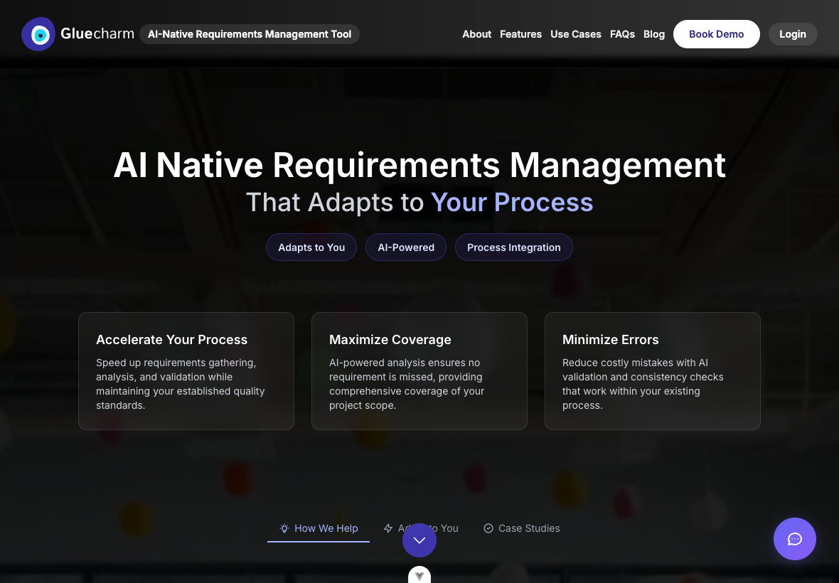 Gluecharm | AI Native Requirements Management That Adapts to Your Process